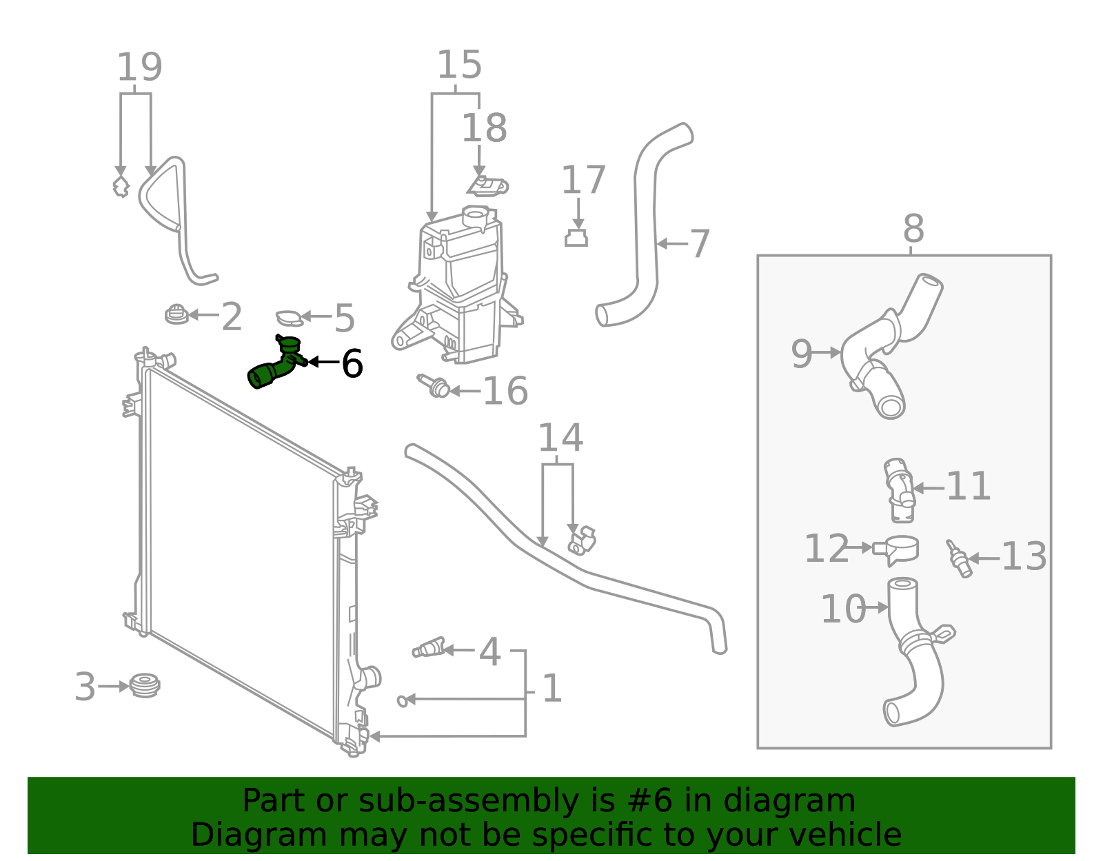 2020-2025 Toyota Filler Neck 16897-F0080 | OEM Parts Online