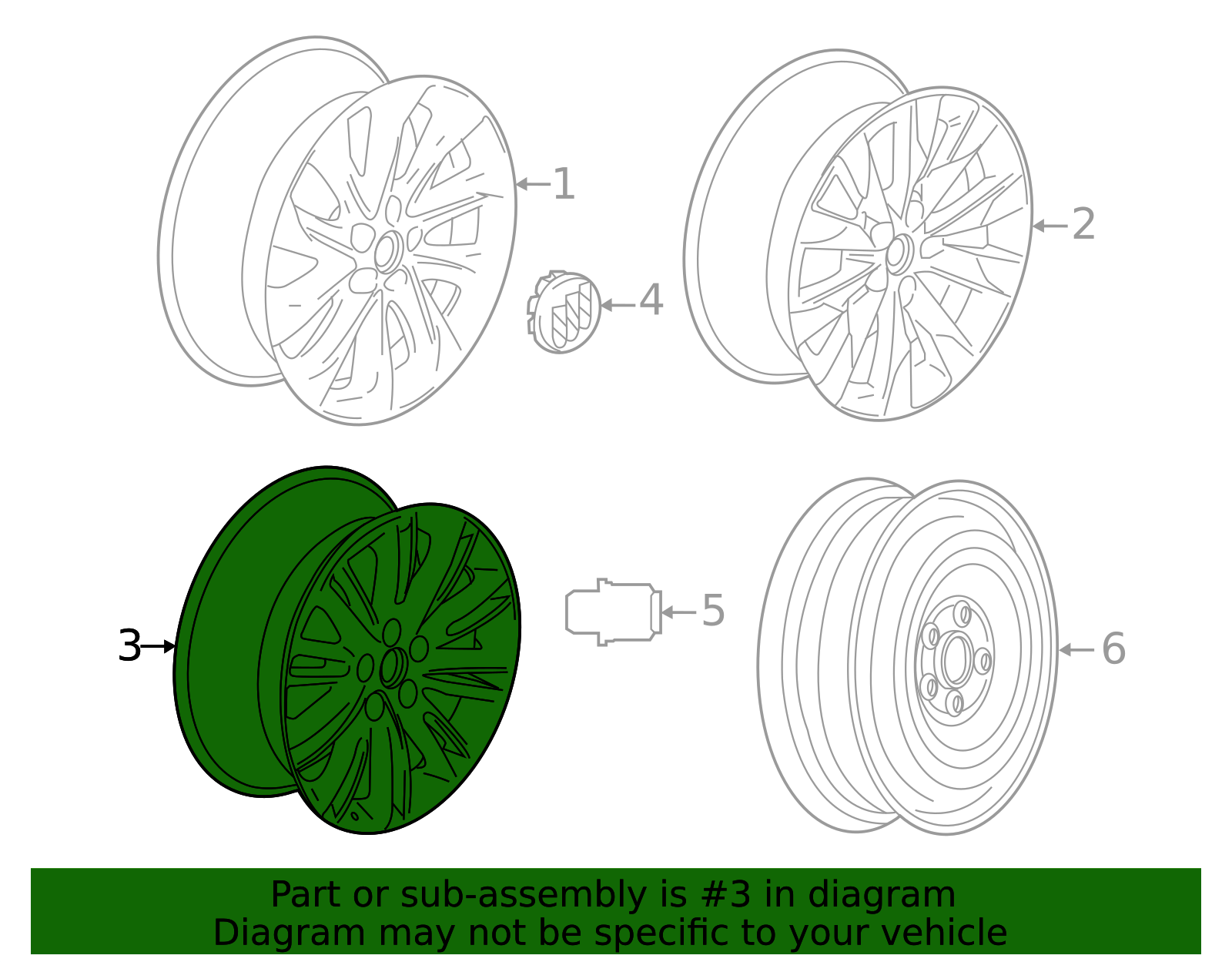 39098556 - F Wheel 2021-2023 Buick Envision | GMPartsNow