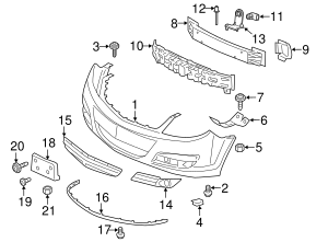 1988-2021 GM License Bracket Nut 3907444 | GMPartsNow