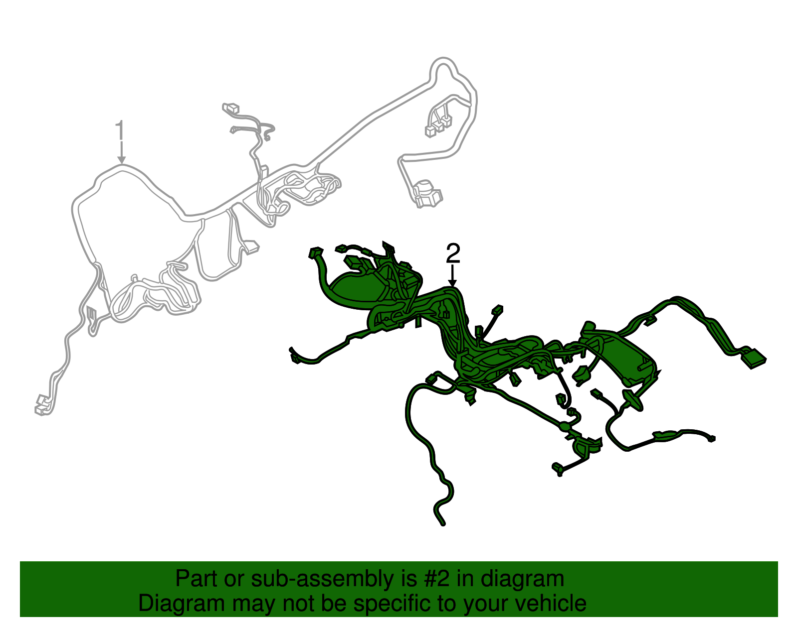 2020-2022 Ford F-250 Super Duty Engine Harness LC3Z-12A581-A | OEM ...