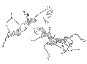 Genuine OEM Ford Part - Engine Harness LC3Z-12A581-A | Genuine OEM Ford ...