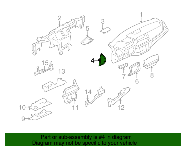 51456972419 - 2007-2013 BMW Side Cover (51-45-6-972-419) | BMW of South ...