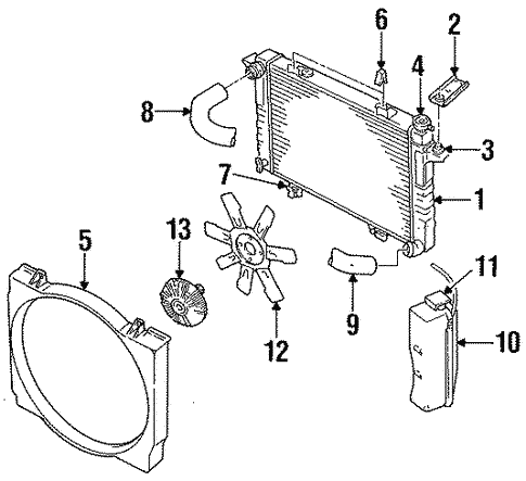 Radiator & Components for 1999 Dodge Ram 2500 | Mopar Parts Canada