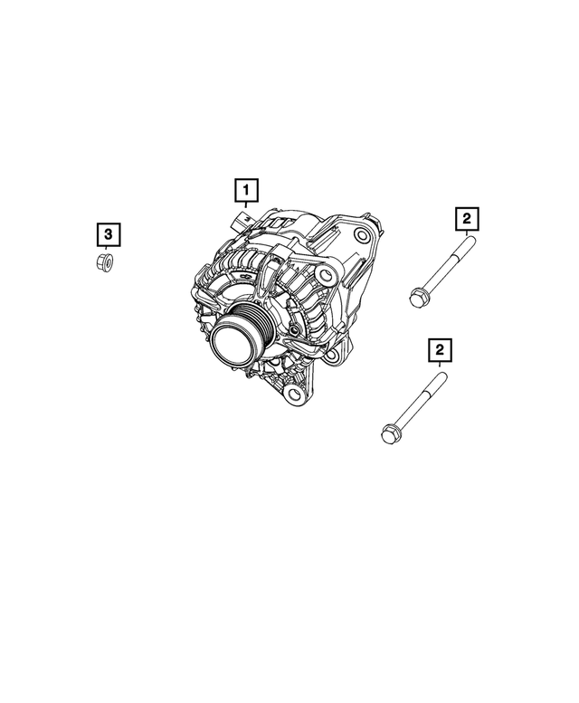 2022-2024 Jeep Grand Cherokee Engine Generator 68391582AA | Mopar eStore