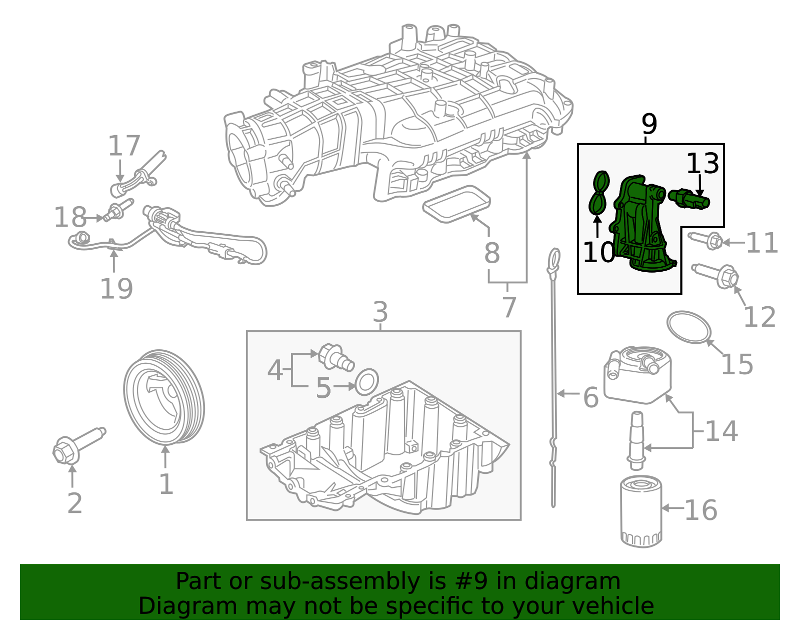LK4Z-6881-A - Engine Oil Filter Adapter 2020-2021 Ford | Big 3 Auto Parts