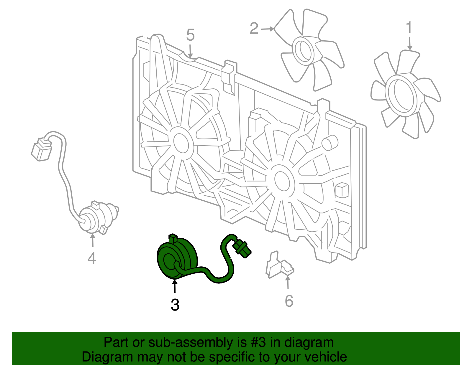 38616-RAA-A01 - 2003-2007 Honda Accord - Motor Cooling Fan | Honda Car ...