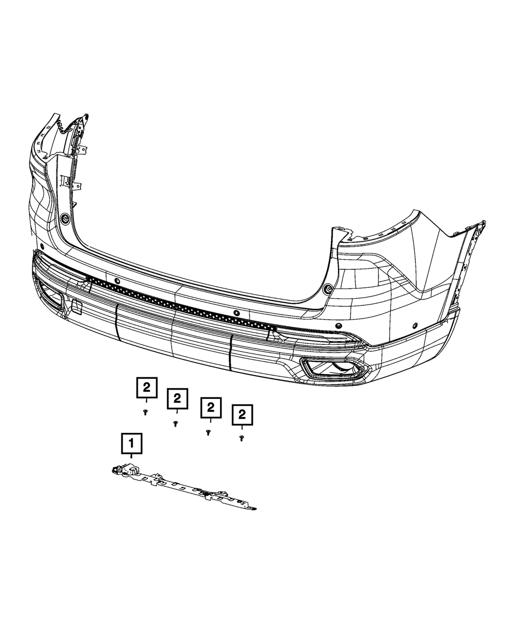68459796AC - Power Lift-Gate Hands Free Assembly 2021-2024 Jeep Grand ...