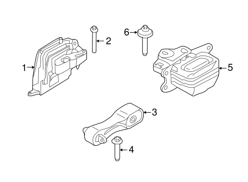 Engine & Trans Mounting for 2018 Mini Cooper Countryman | Mini Parts Direct