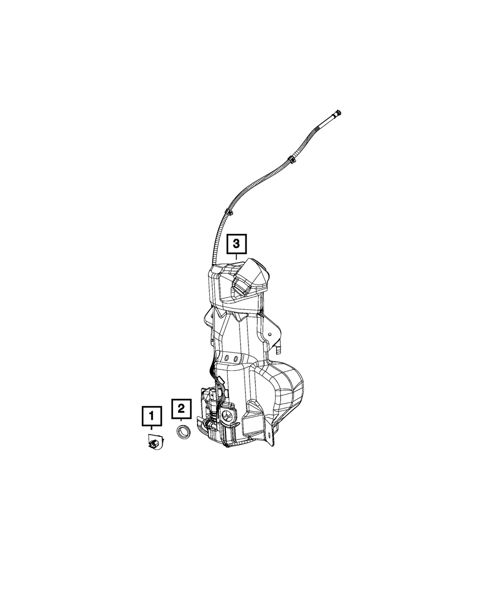 68225065AB - Washer Level Sensor Grommet 2014-2025 Mopar | Mopar ...