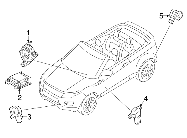 2014-2018 Land Rover Clock Spring LR084445 | Express Land Rover Parts