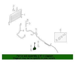 2008-2019 Ford Fitting Connector 9C3Z-7D273-A | OEM Parts Online
