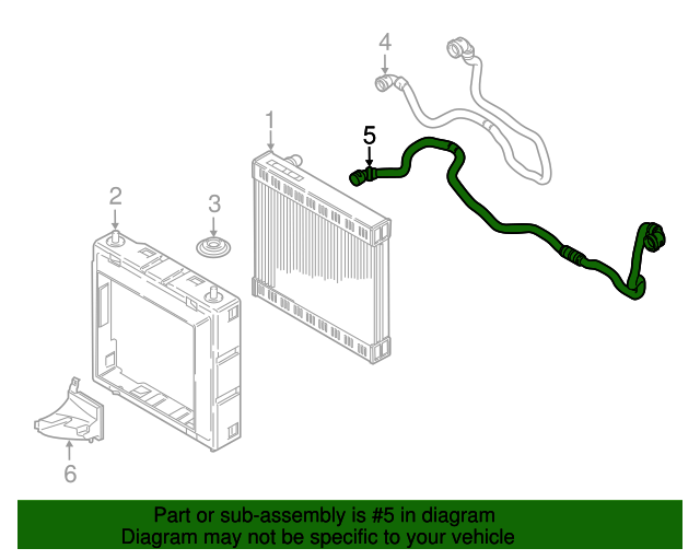 17-12-8-602-633 - Radiator Coolant Hose 2016-2020 BMW | AutoNationParts.com