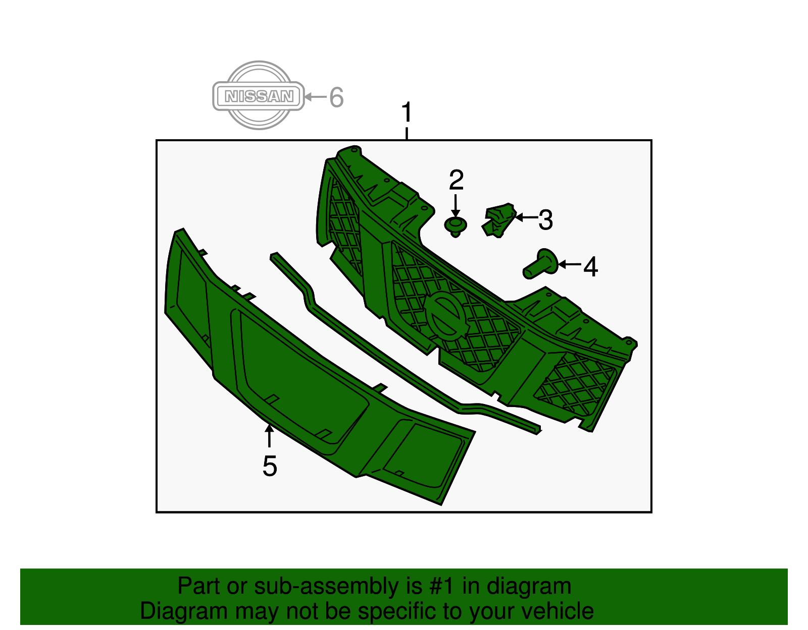 2008-2012 Nissan Pathfinder Grille Assembly 62310-ZS00A | Temecula ...