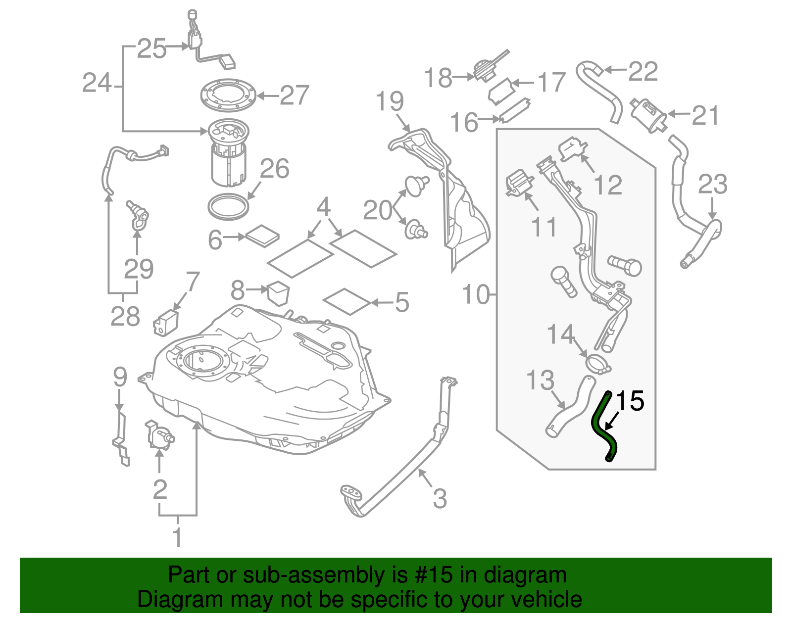 2012-2013 Mazda 3 Breather Tube BFD1-42-23X | RealMazdaParts.com