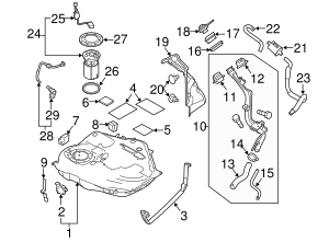 2012-2013 Mazda 3 Breather Tube BFD1-42-23X | TascaParts.com