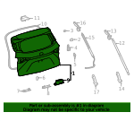 2021-2024 Toyota Sienna Lift Gate 67005-08170 | Toyota Parts Center