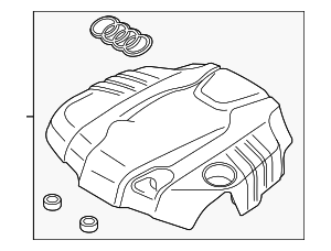 059-103-925-CF - Engine Cover 2014-2016 Audi | Audi OEM Parts