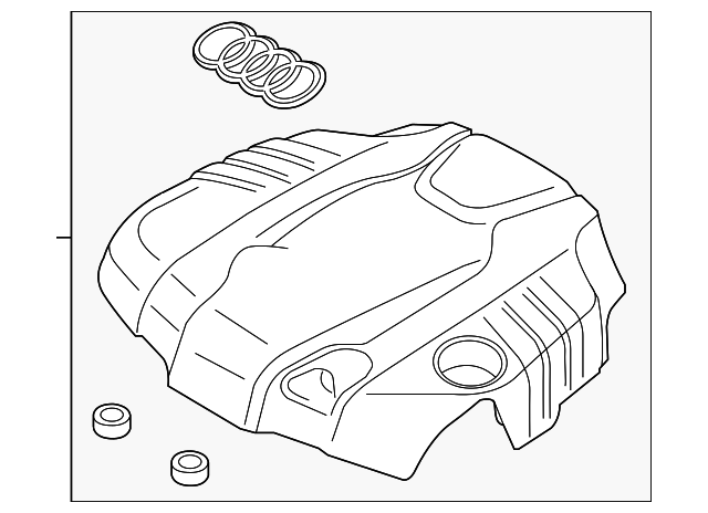 059-103-925-CF - Engine Cover 2014-2016 Audi | Audi OEM Parts