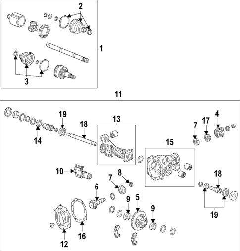 Axle Shafts & Joints for 2022 Cadillac Escalade | OEM GM Parts