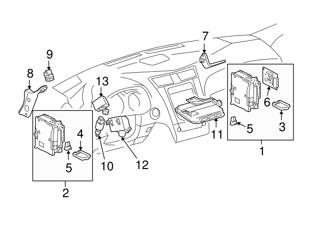 1997-2023 Lexus Park Brake Warning Switch 84550-16060 | OEM Parts Online