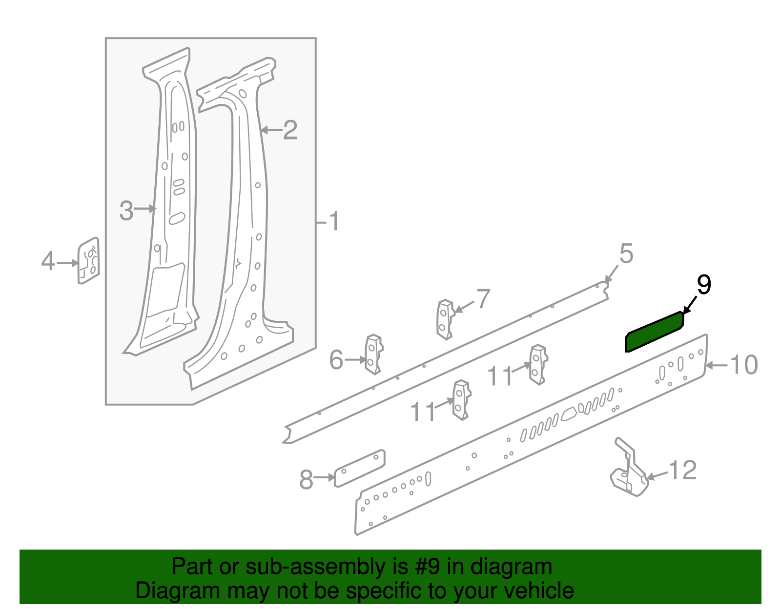 8W0-802-848 - Jack Bracket 2017-2024 Audi | Audi OEM Parts