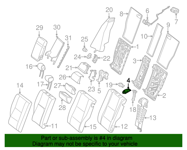 253-920-68-02-64 - Pivot Bearing Mercedes-Benz USA Parts