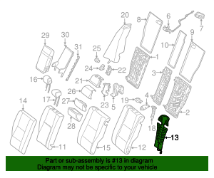 213-906-40-00 - Seat Back Heater 2017-2020 Mercedes-Benz | Mercedes ...