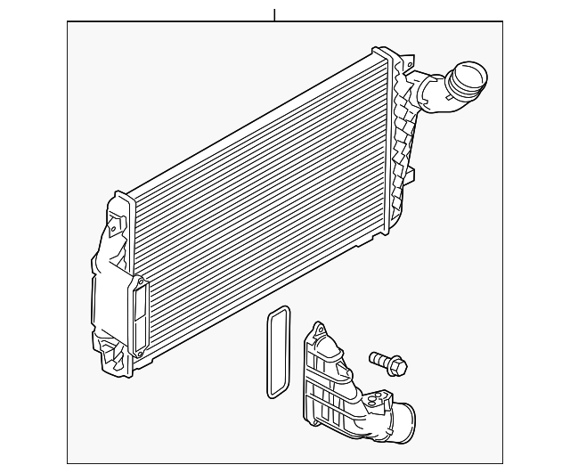 DG1Z-6K775-A - Inter-Cooler - 2013-2018 Ford | Ford OEM Parts Outlet