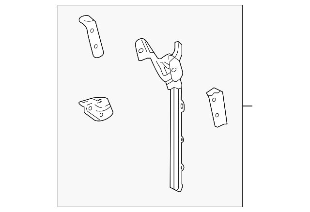 2018-2022 Toyota C-HR Lock Support 53208-10901 | Toyota Parts Center