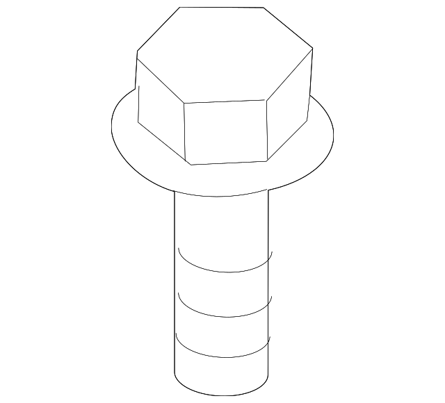 90105-06137 - Radiator Support Tie Bar Bolt 2003-2024 Toyota | Longo ...