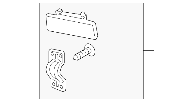 33505-T1W-A01 - Reflector 2015-2016 Honda CR-V | Honda Parts Online