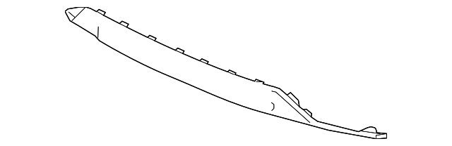 71510-T1W-A01 - 2015-2016 Honda CR-V - Garnish Rear Bumper (Lower ...