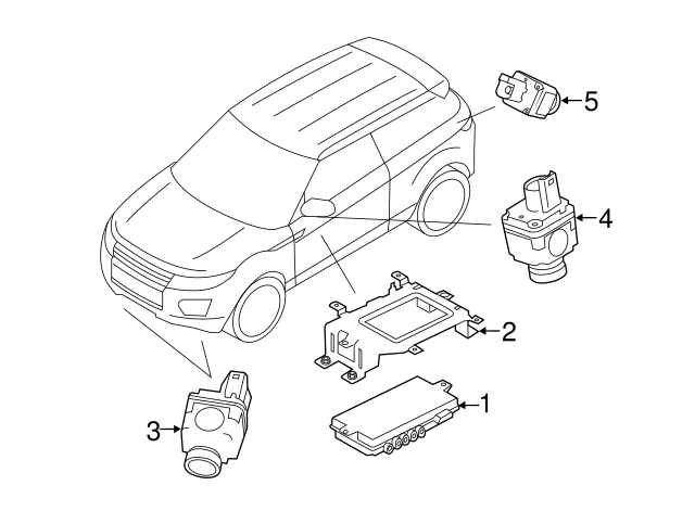 Genuine OEM Control Module Part# LR049297 Fits 2012-2013 Land Rover ...