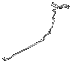 Genuine OEM Air Suspension Compressor Line Part# LR085489 Fits 2013 ...