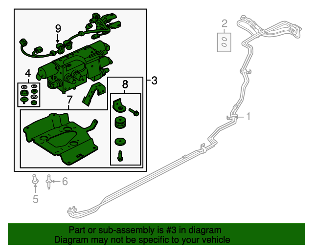 Genuine OEM Valve Assembly Part# LR072419 Fits 2013-2022 Land Rover: Up ...