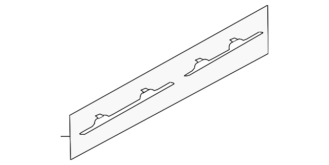 2013-2015 BMW X1 Slide Rail 54102993888 | Genuine BMW Parts
