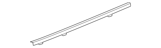 2021-2024 GM Front Passenger Side Door Window Belt Reveal Molding ...