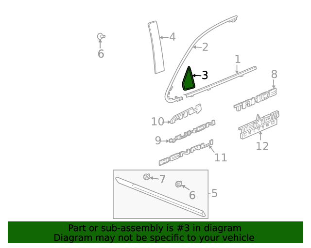 2021-2024 GM Front Applique 84148579 GM | GMPartsDirect.com