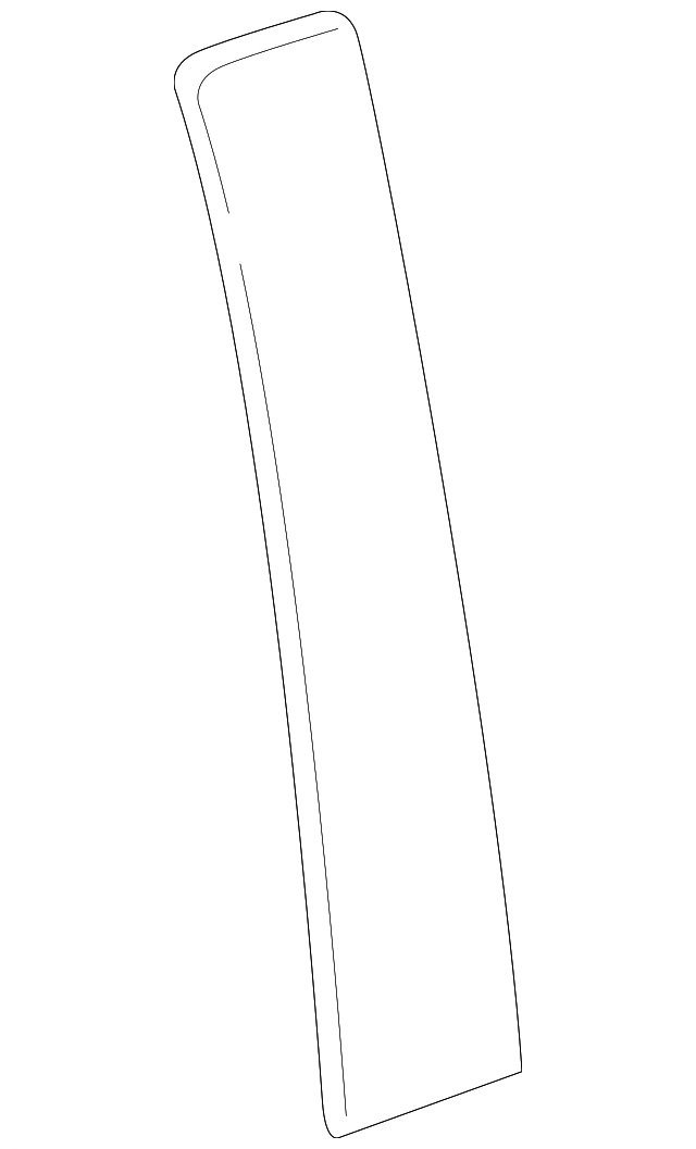 2021-2024 GM Front Driver Side Door Window Frame Rear Applique 84988281 ...