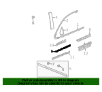 2021-2024 GMC Chrome Front Side Door Vehicle Name Plate 84267895 GM ...