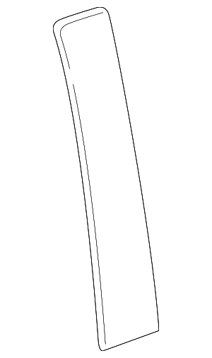 2021-2022 GM Front Passenger Side Door Window Frame Rear Applique ...