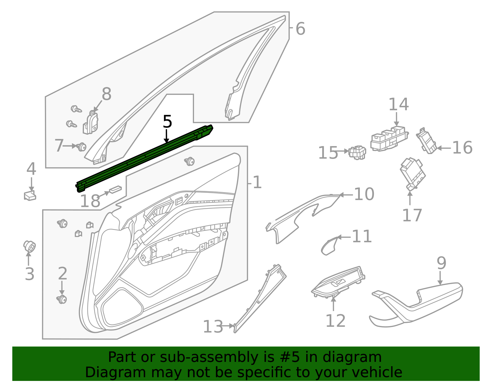 72335-TGV-A01 - High-Quality Belt Weather-Strip for 2021-2025 Acura TLX ...
