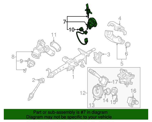 81900-1FB00 - Ignition Lock Cylinder 2005-2010 Kia Sportage | Kia.Parts ...