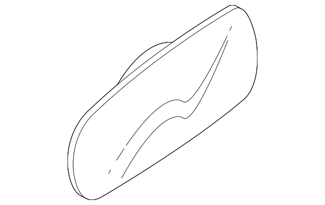 Genuine Rear View Mirror Kit with Glass for 2003-2009 Saab | Part ...