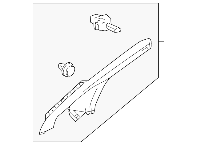 84101-T7W-A01ZA - Garnish Assembly R Front Pillar *NH882L* (Platinum ...