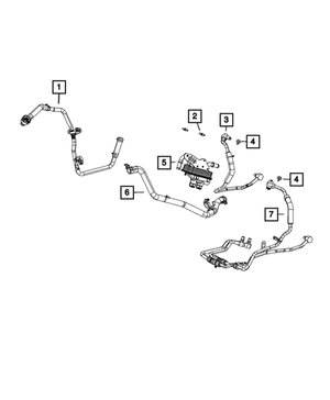 2021-2024 Jeep Wrangler Coolant Hose 68402071AB | Mopar eStore