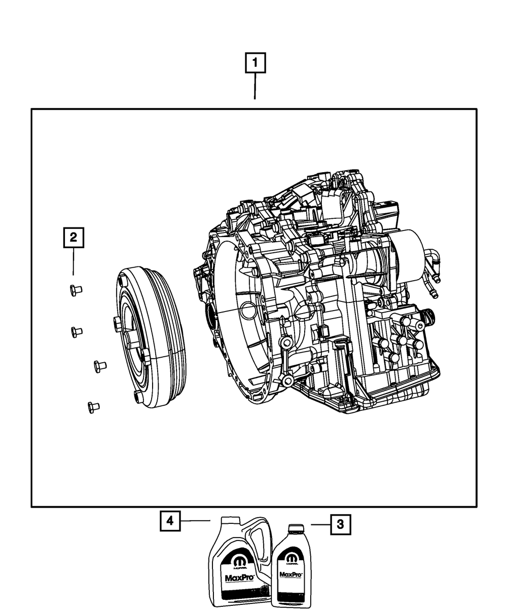2009-2017 Mopar Automatic Transmission Fluid 5191184AB | Mopar eStore