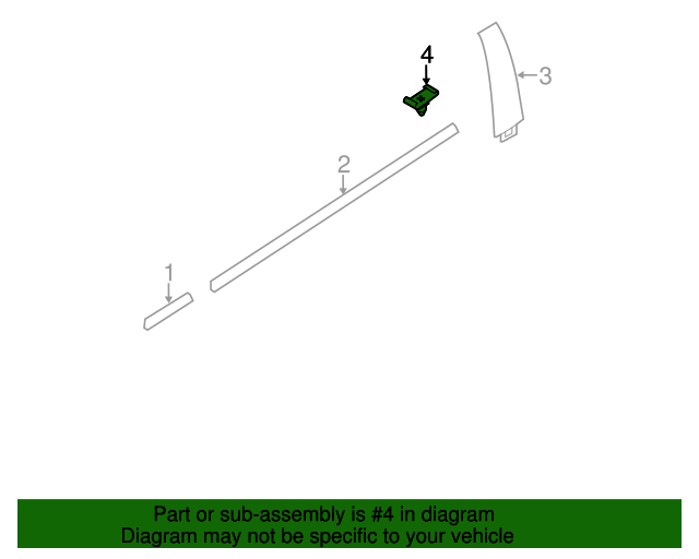 Genuine BMW 51-35-7-453-313 | Pillar Trim Retainer | FREE Shipping on ...