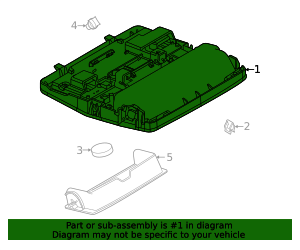 LR174338 - Overhead Console 2020-2023 Land Rover Discovery Sport ...
