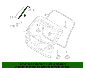 81841-N9100 - Tailgate Pull Down Motor 2022-2024 Hyundai Tucson ...